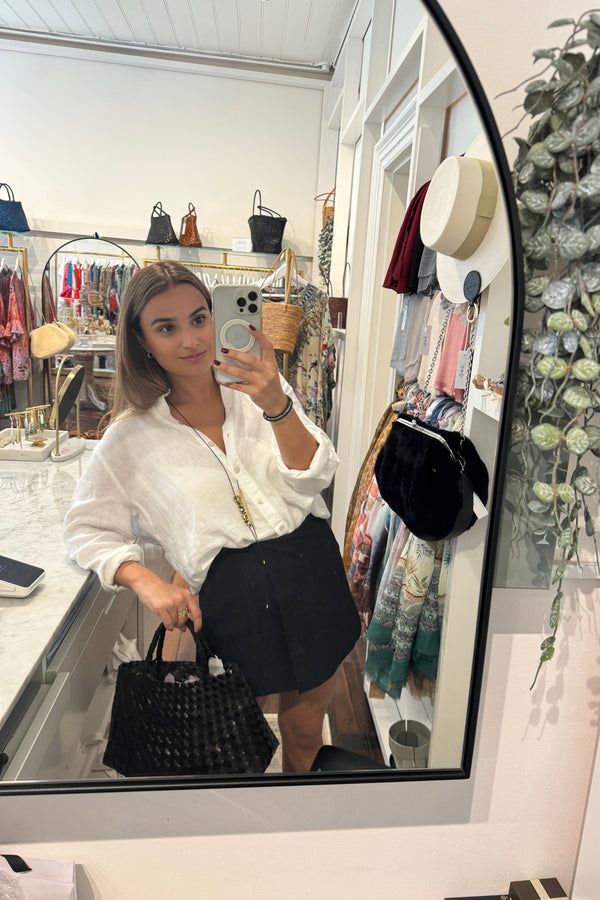 Lynette Linen Shirt - Aribella